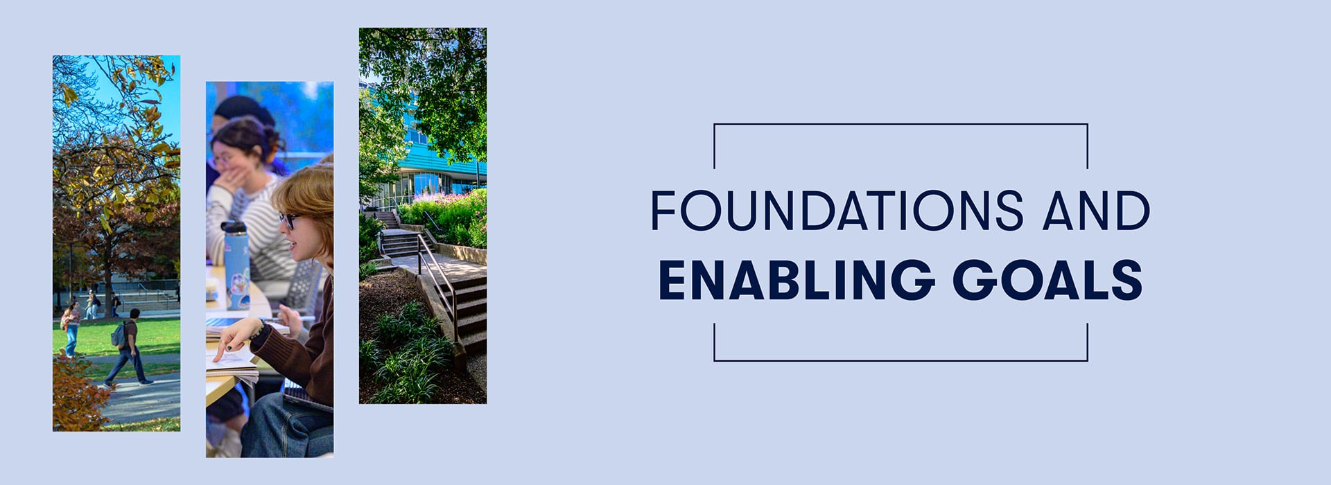 Foundations and Enabling Goals | American University, Washington, DC