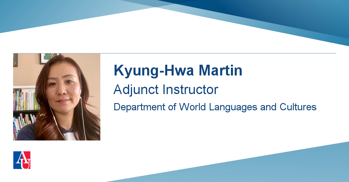 Profile Kyung-Hwa Martin | American University, Washington, DC