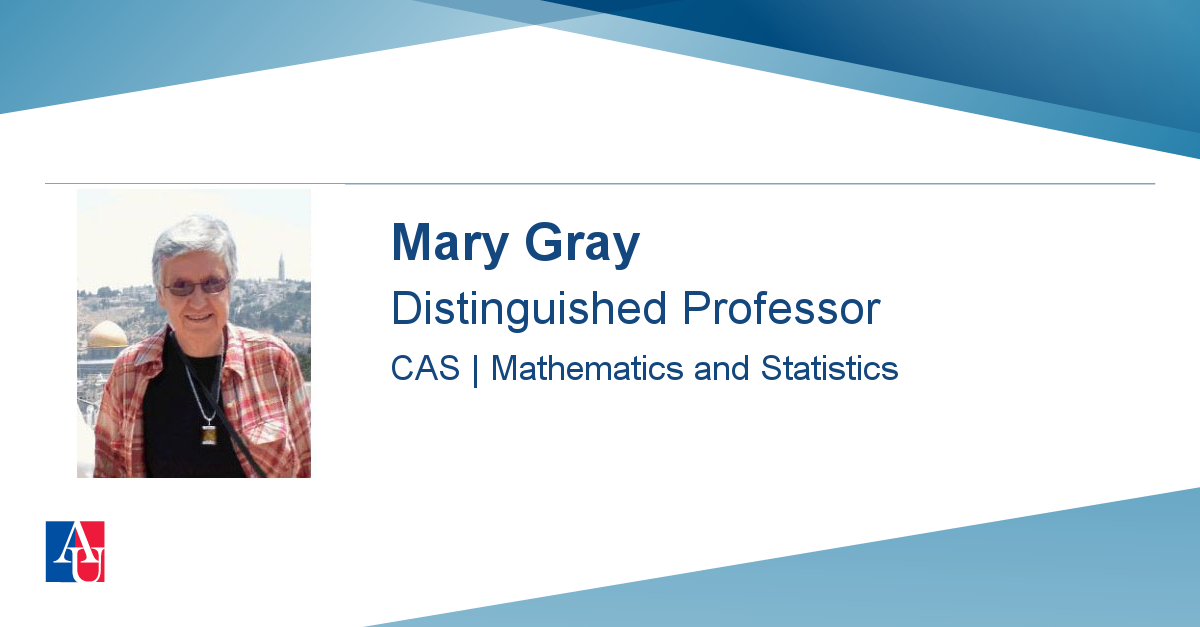 Faculty Profile: Mary Gray | American University, Washington, DC