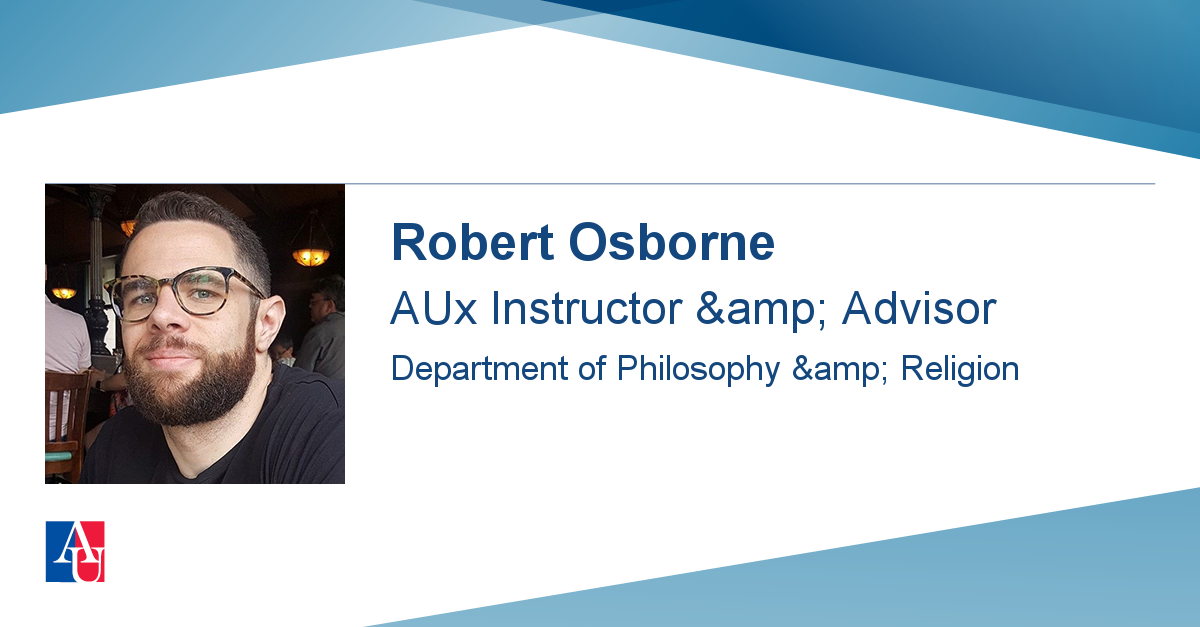 Profile Robert Osborne | American University, Washington, DC