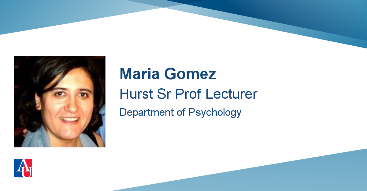 Faculty Profile: Maria Gomez | American University, Washington, DC