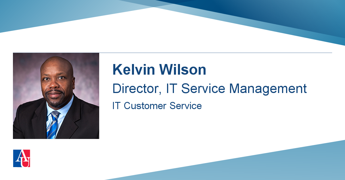 Staff Profile: Kelvin Wilson | American University, Washington, DC