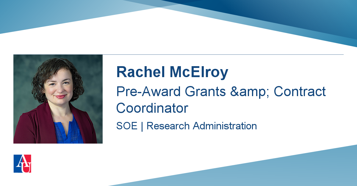 Profile Rachel McElroy | American University, Washington, DC