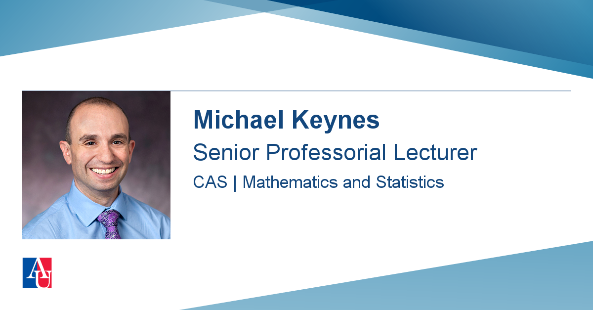 Faculty Profile: Michael Keynes | American University, Washington, DC