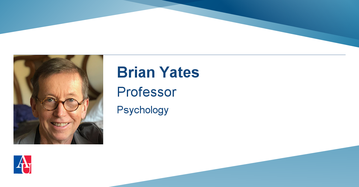 Faculty Profile: Brian Yates | American University, Washington, DC