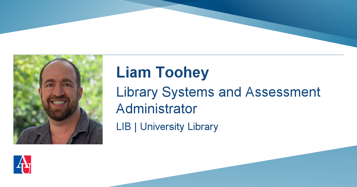 Staff Profile: Liam Toohey | American University, Washington, DC