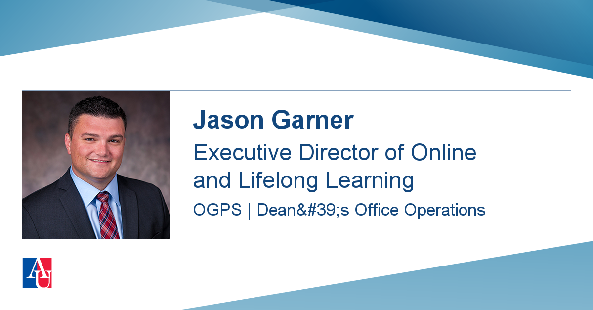 Staff Profile: Jason Garner | American University, Washington, DC