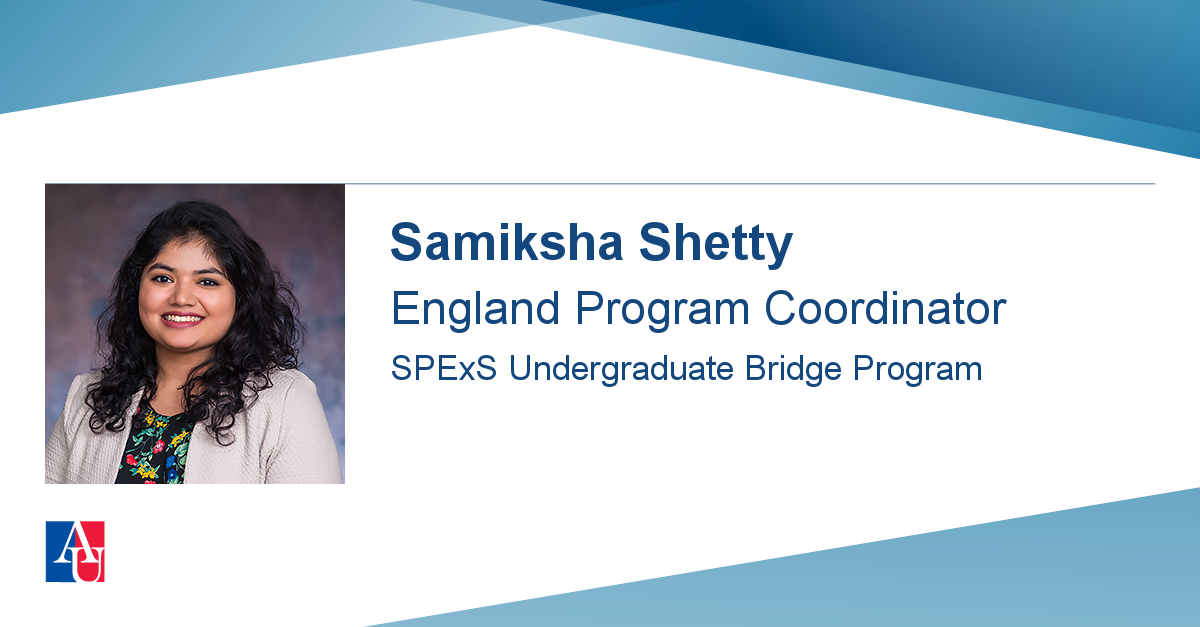 Staff Profile: Samiksha Shetty | American University, Washington, DC