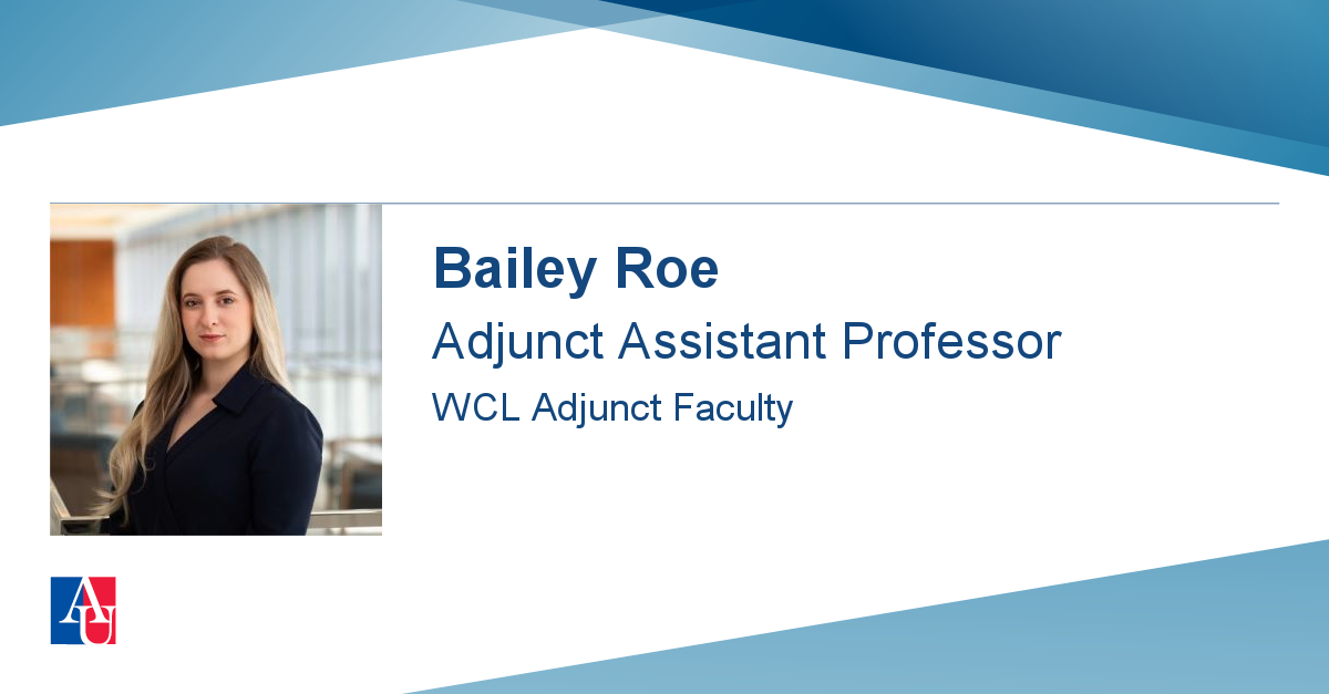 Profile Bailey Roe | American University, Washington, DC