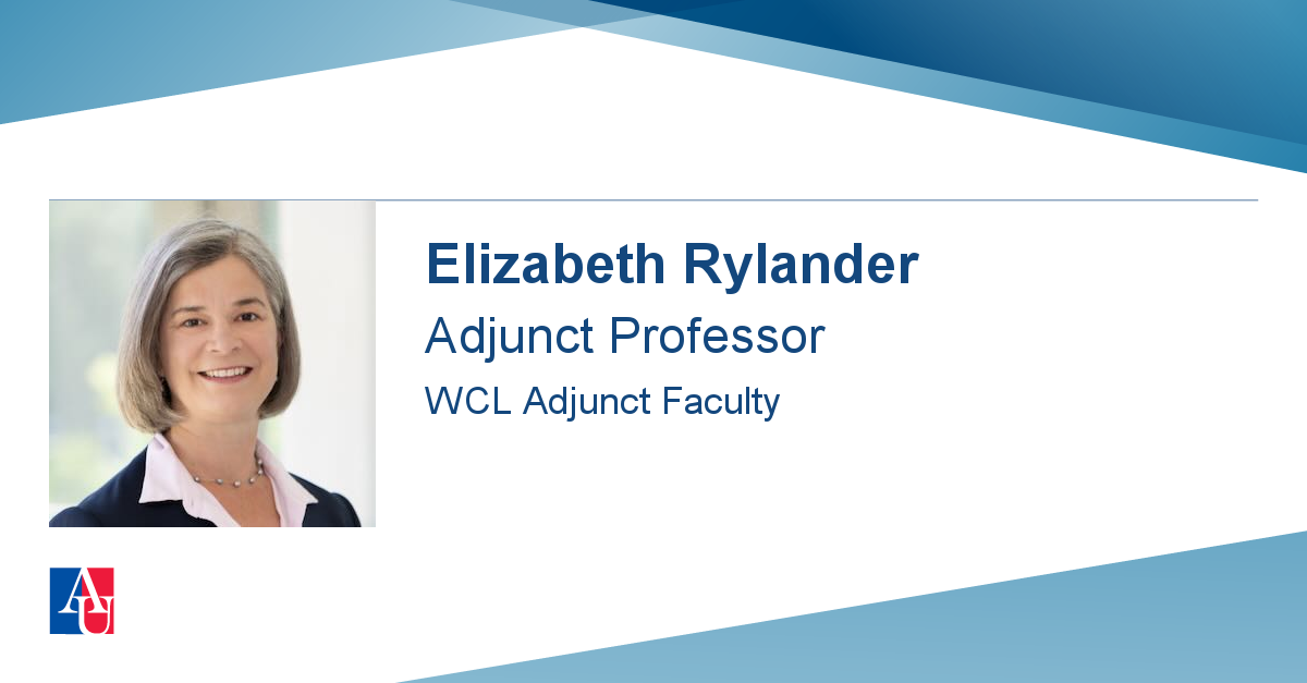 Profile Elizabeth Rylander | American University, Washington, DC