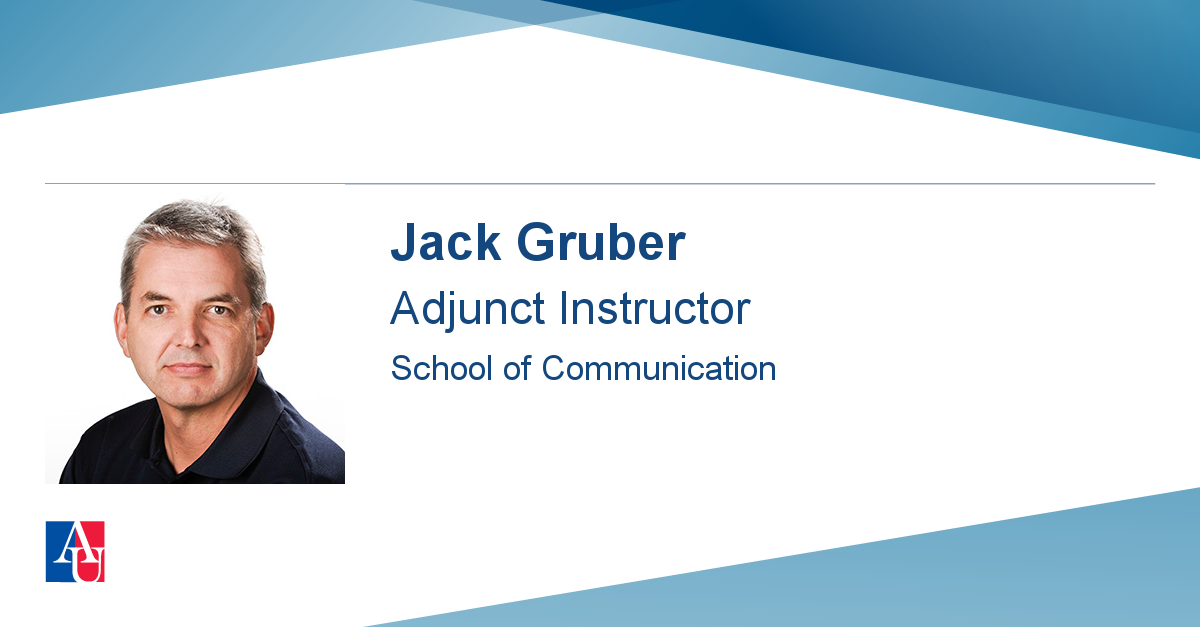 Faculty Profile: Jack Gruber | School of Communication | American ...
