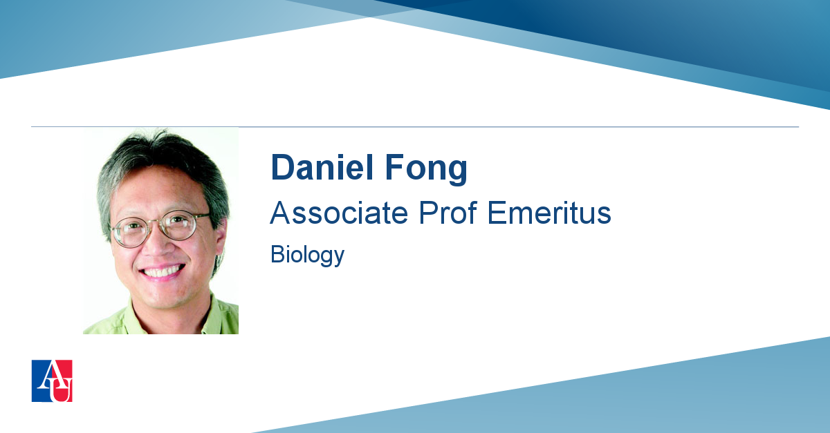 Faculty Profile: Daniel Fong | American University, Washington, DC