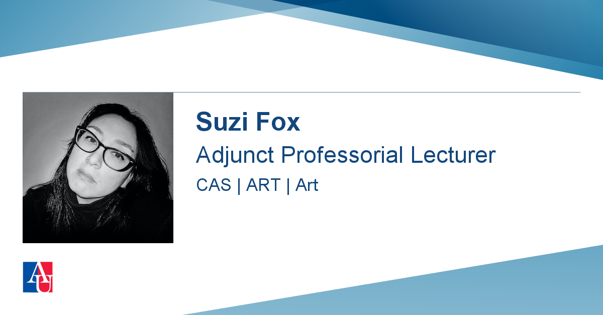 Faculty Profile: Suzanne Fox | American University, Washington, DC