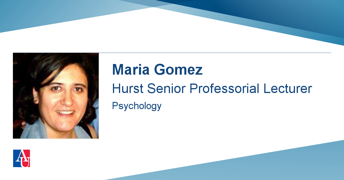 Faculty Profile: Maria Gomez | American University, Washington, DC