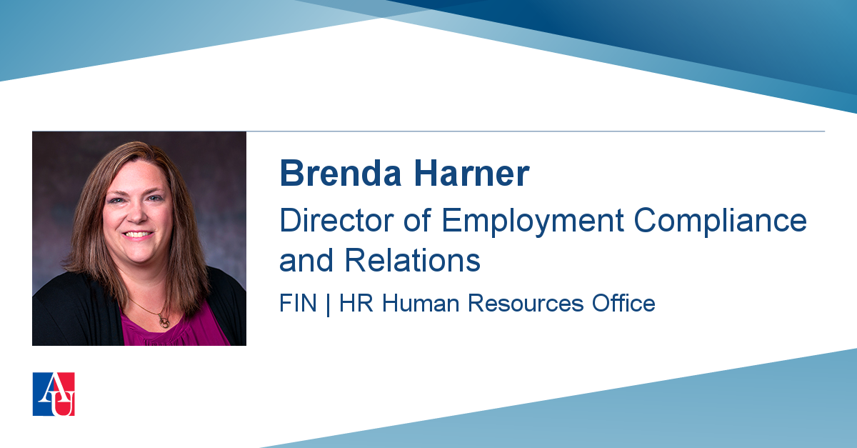 Staff Profile: Brenda Harner | American University, Washington, DC