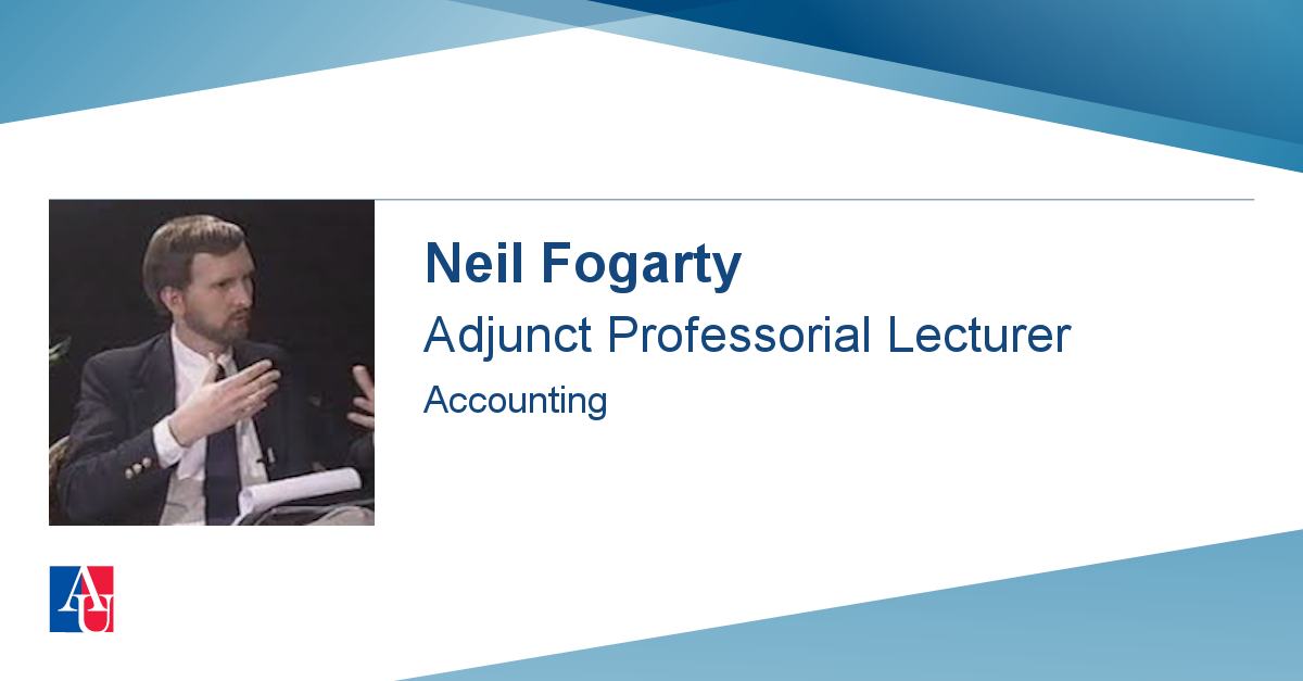 Profile Neil Fogarty | American University, Washington, DC