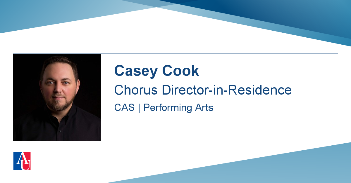 Faculty Profile: Casey Cook | American University, Washington, DC