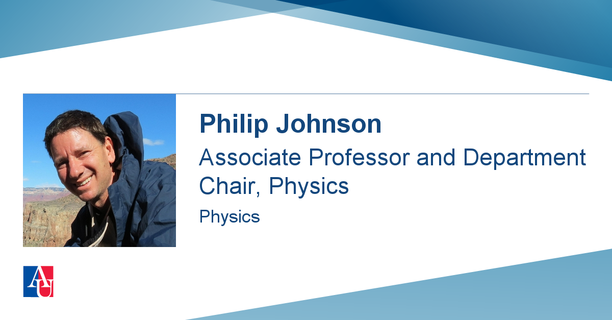 Faculty Profile: Philip Johnson | American University, Washington, DC