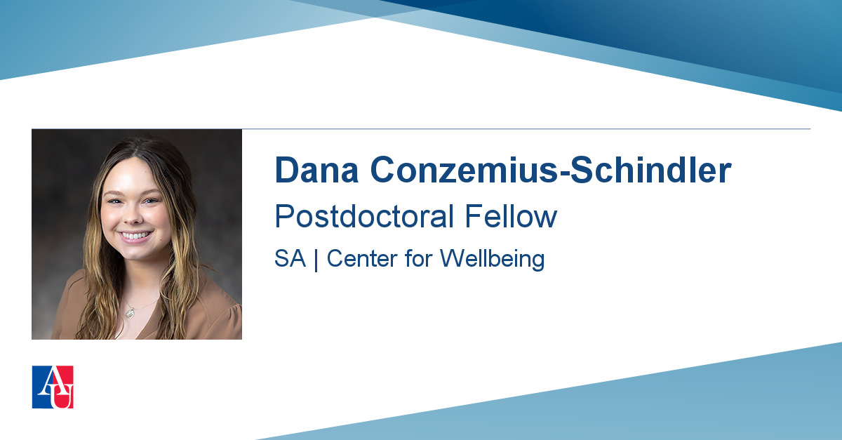 Profile Dana Conzemius-Schindler | American University, Washington, DC