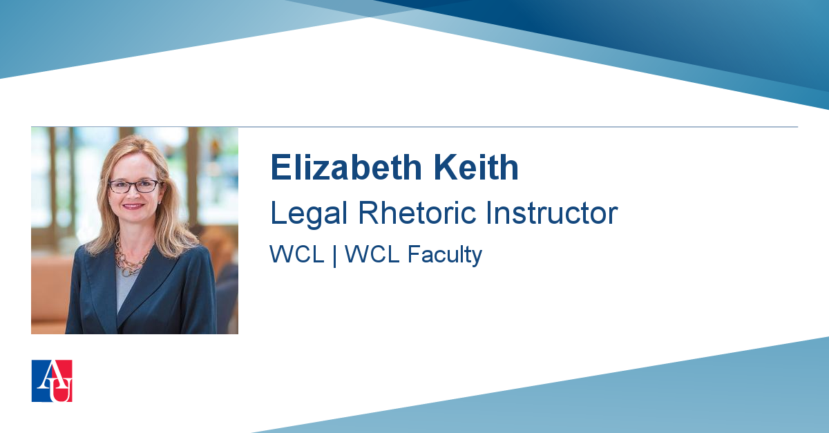 Profile Elizabeth Keith | American University, Washington, DC