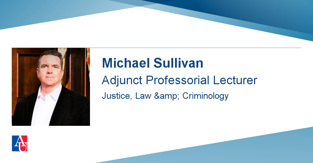 Profile Michael Sullivan | School of Public Affairs | American University