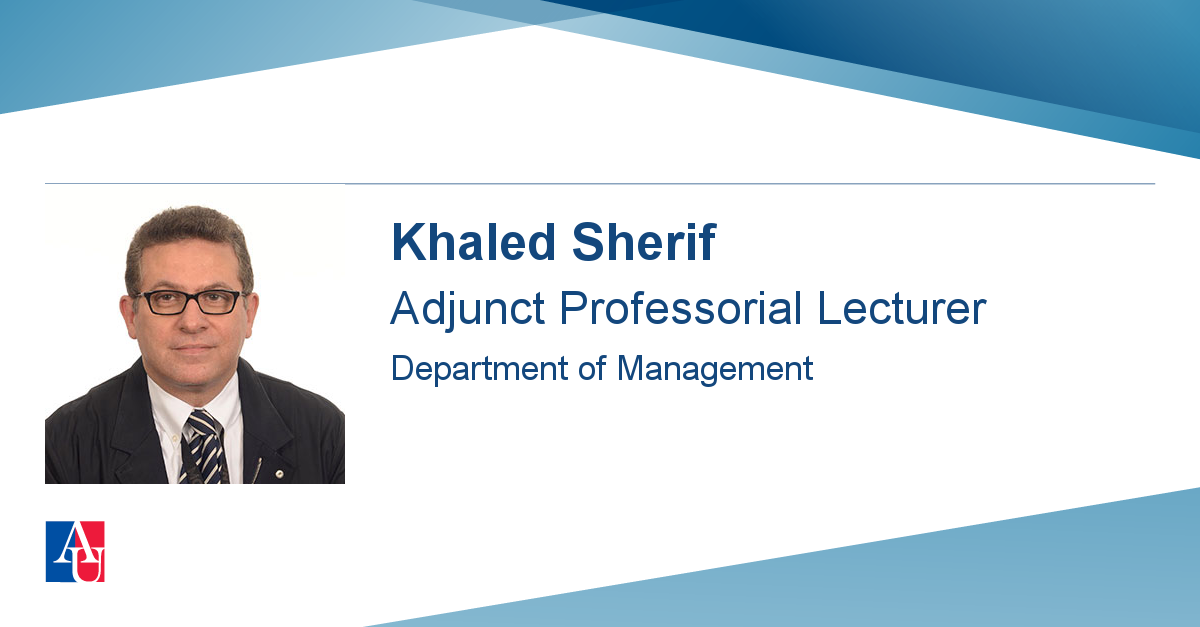 Faculty Profile: Khaled Sherif | American University, Washington, DC