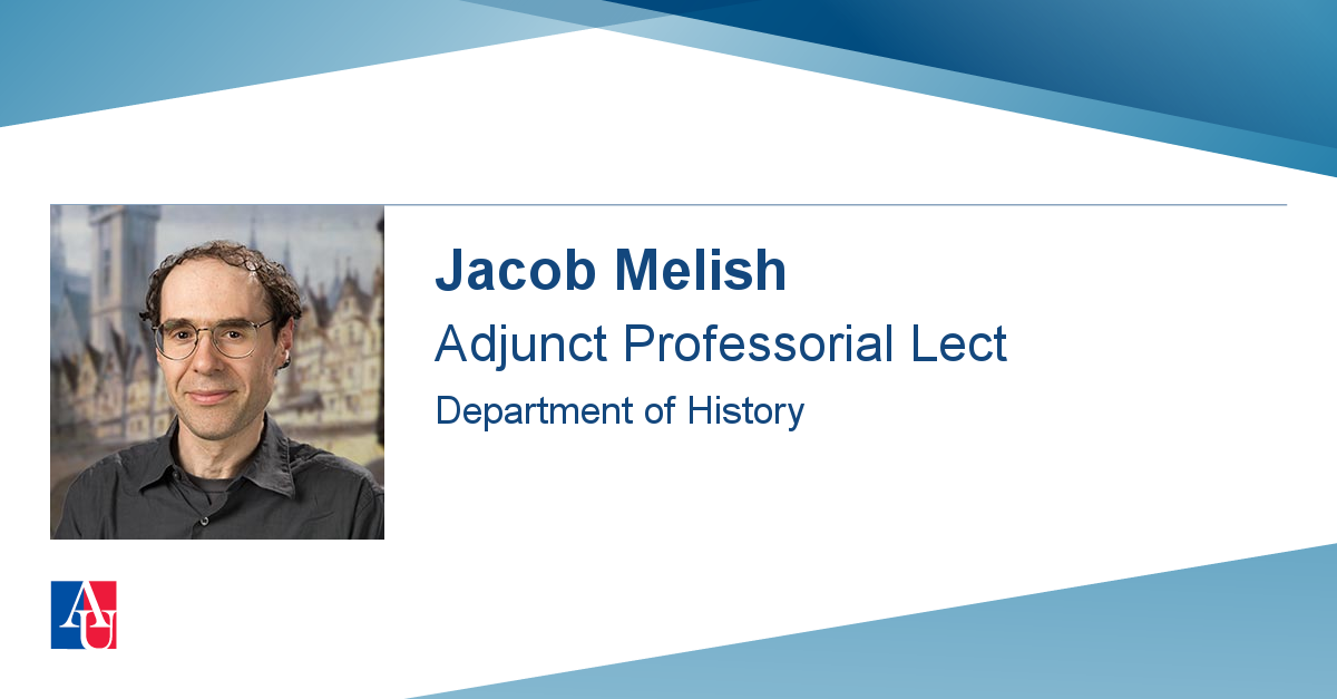 Profile Jacob Melish | American University, Washington, DC