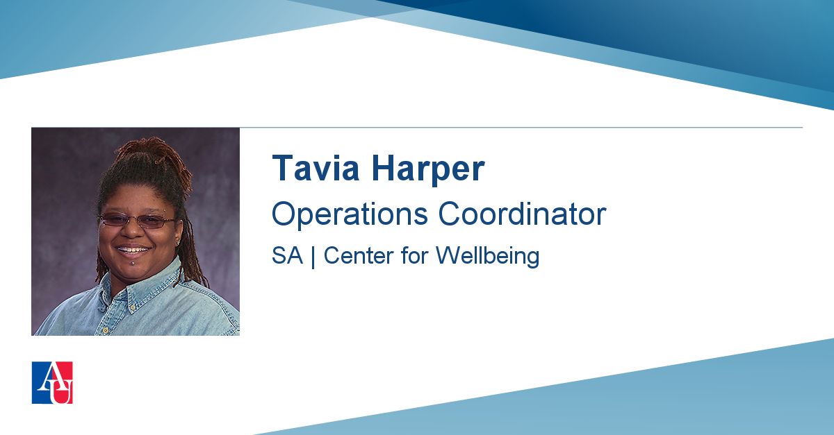 Staff Profile: Tavia Harper | American University, Washington, DC