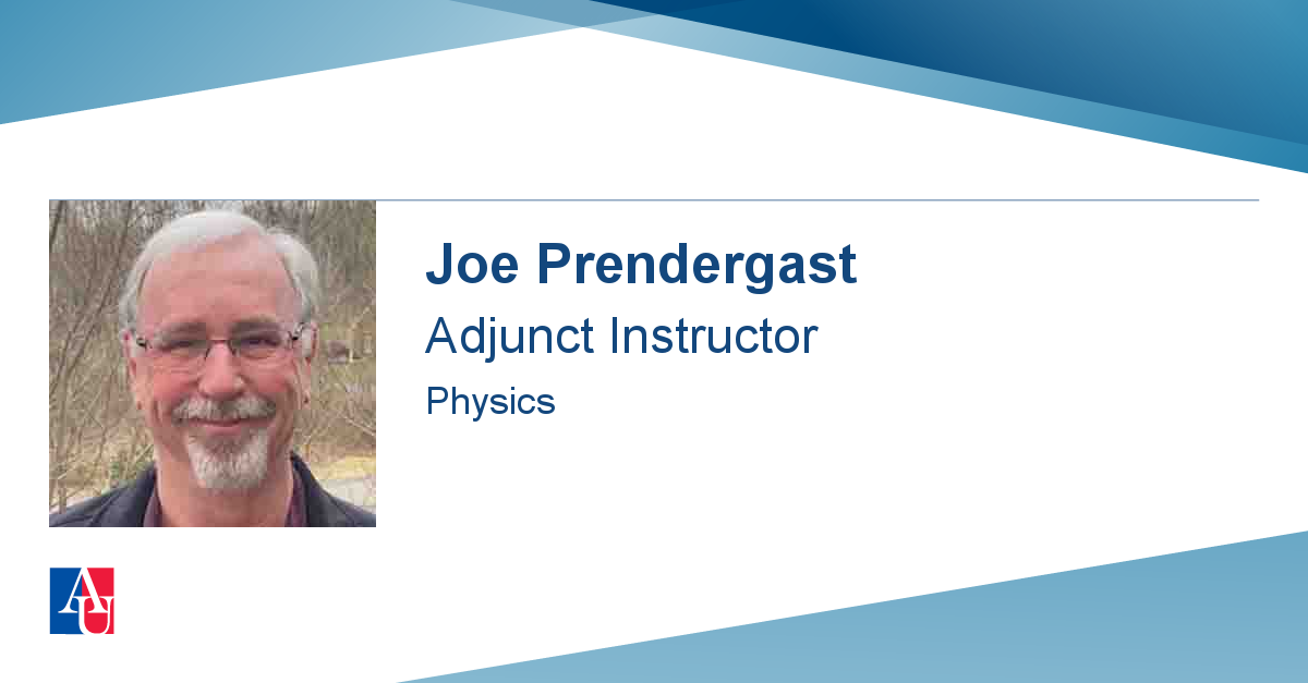 Profile Joe Prendergast | American University, Washington, DC