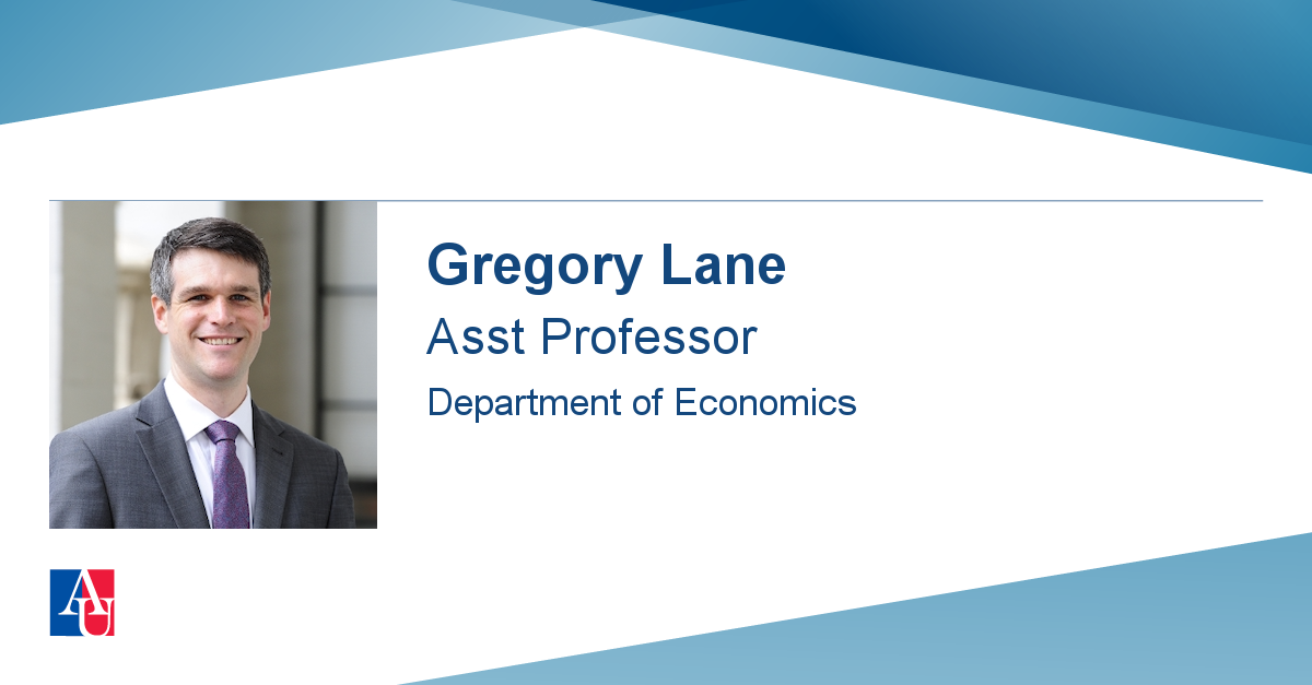 Profile Gregory Lane | American University, Washington, DC