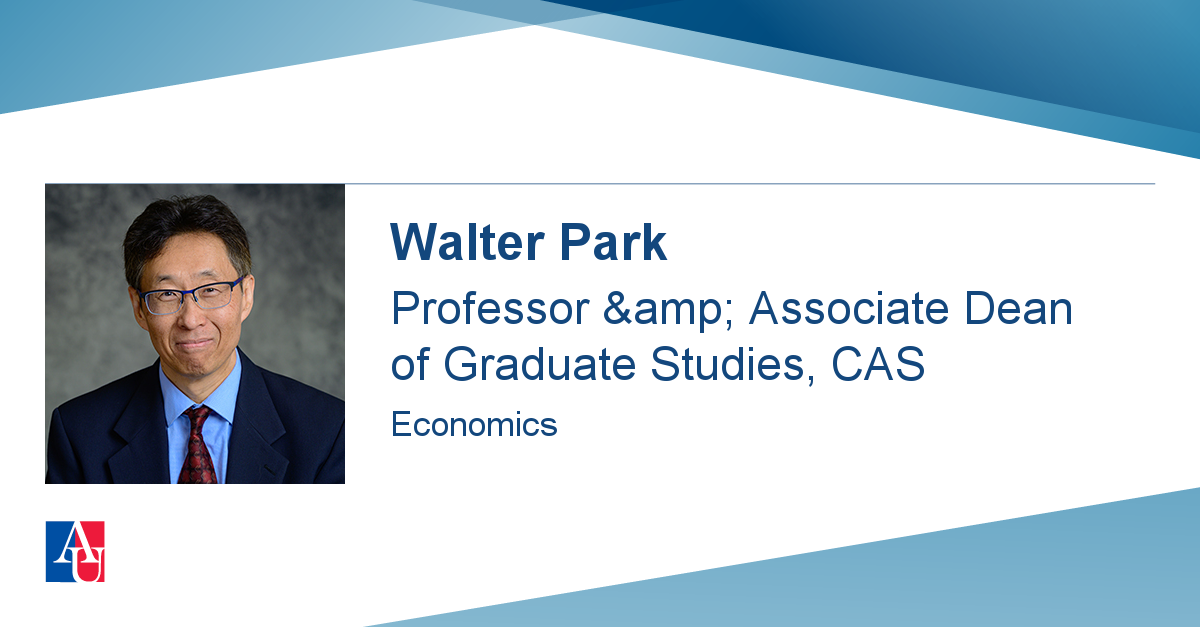 Faculty Profile: Walter Park | American University, Washington, DC