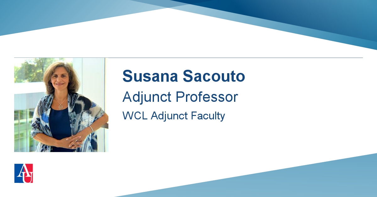 Profile Susana Sacouto | American University, Washington, DC