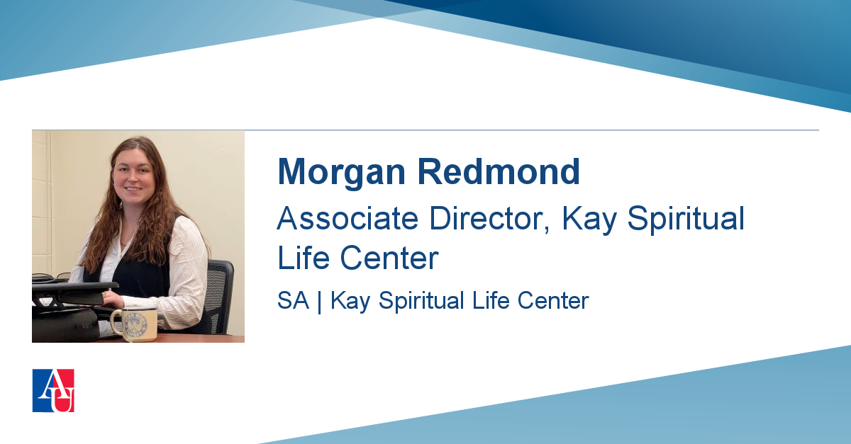 Profile Morgan Redmond | American University, Washington, DC