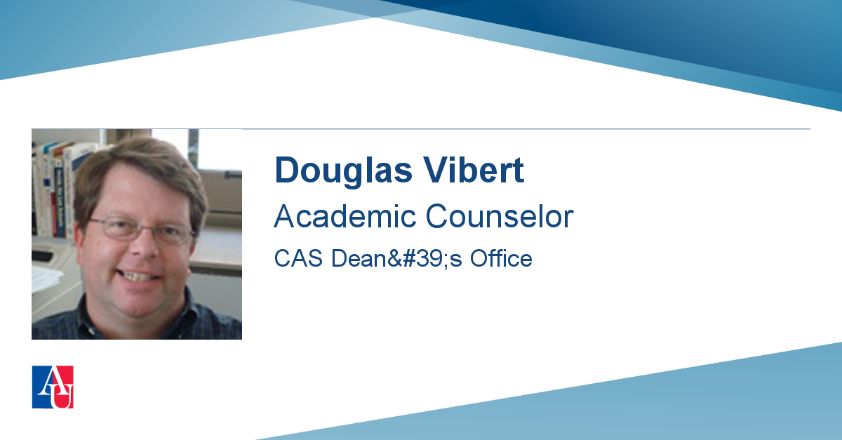 Staff Profile: Douglas Vibert | American University, Washington, DC