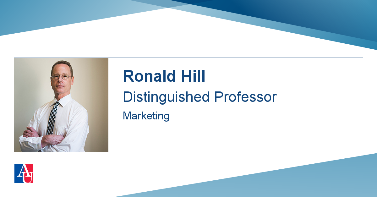 Profile Ronald Hill | American University, Washington, DC
