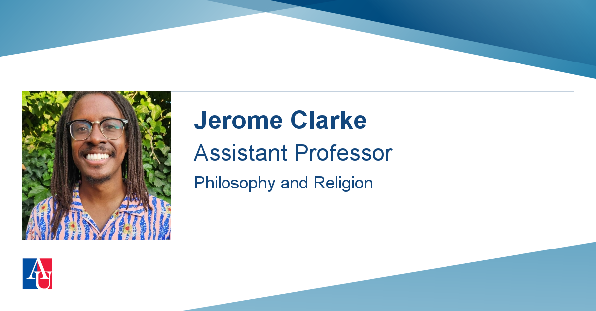 Profile Jerome Clarke | American University, Washington, DC