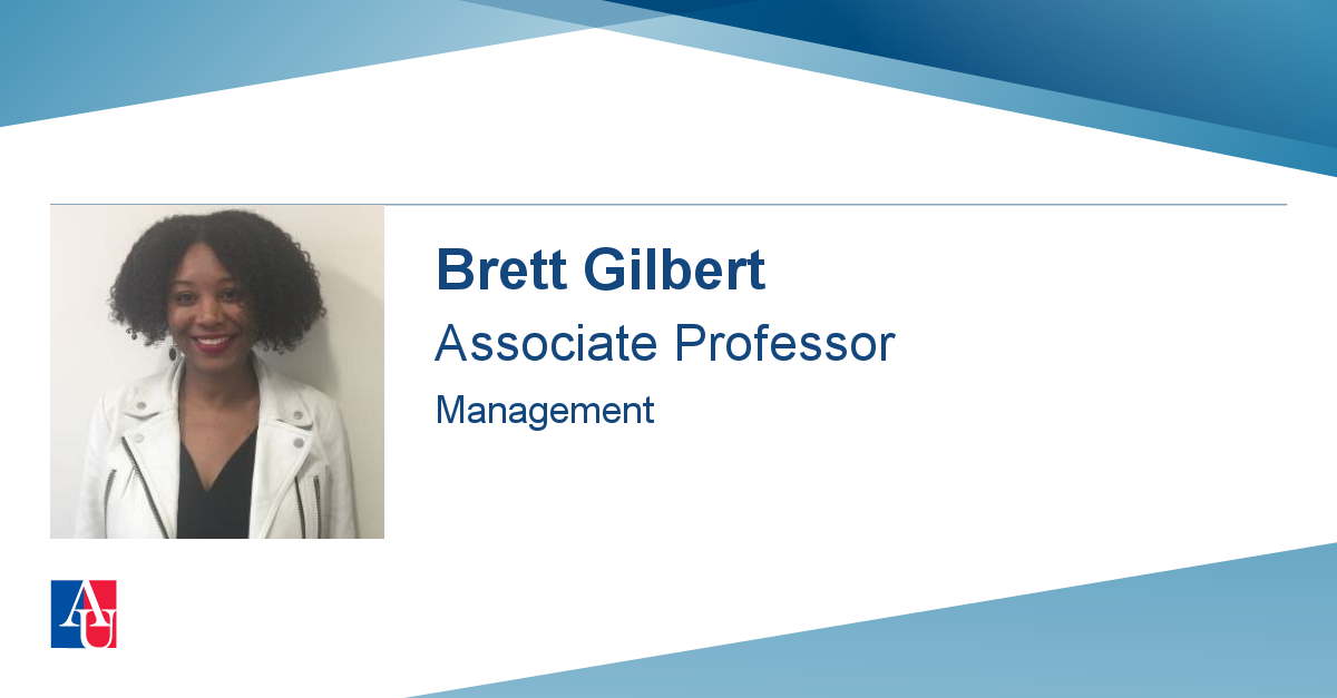 Faculty Profile: Brett Gilbert | American University, Washington, DC