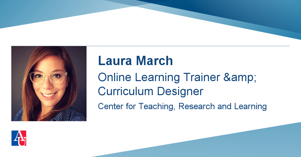 Staff Profile: Laura March | American University, Washington, DC