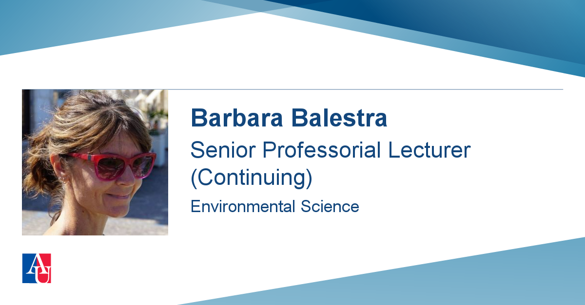 Faculty Profile: Barbara Balestra | American University, Washington, DC