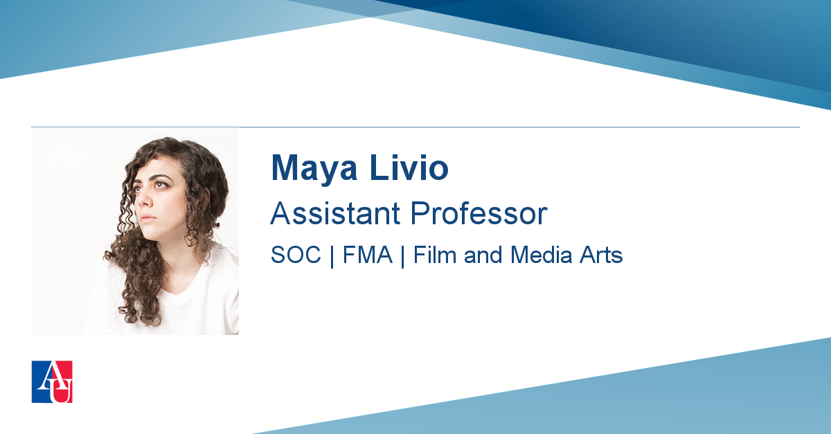 Profile Maya Livio | School of Communication | American University ...
