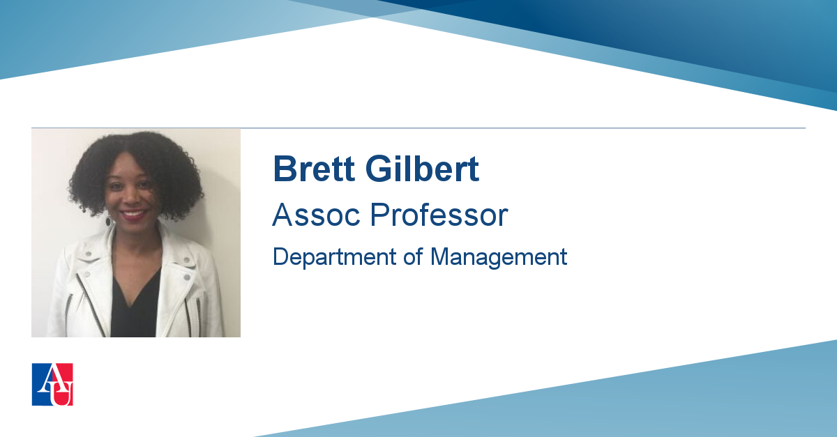 Faculty Profile: Brett Gilbert | American University, Washington, DC