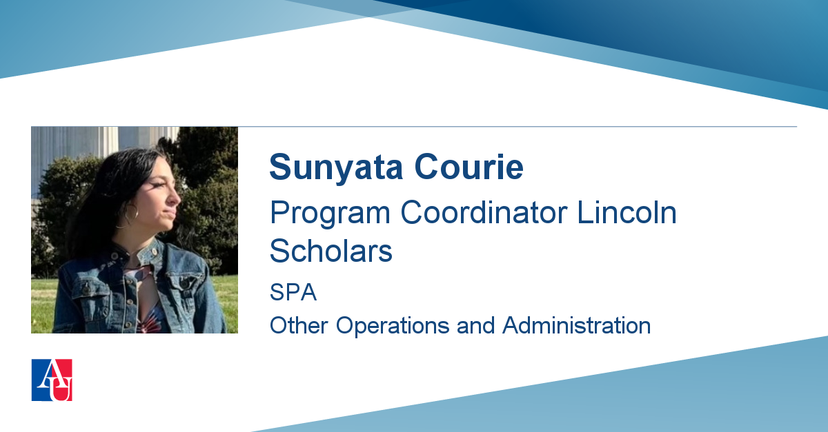 Profile Sunyata Courie | American University, Washington, DC