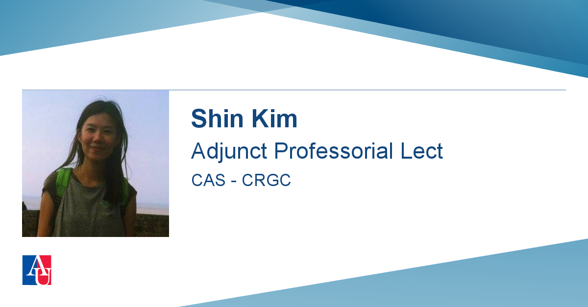 Profile Shin Yon Kim | American University, Washington, DC