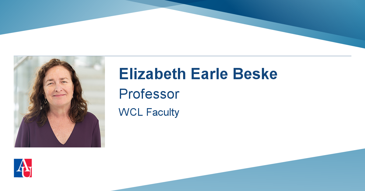Profile Elizabeth Beske | American University, Washington, DC