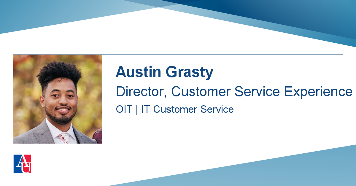 Staff Profile: Austin Grasty | American University, Washington, DC
