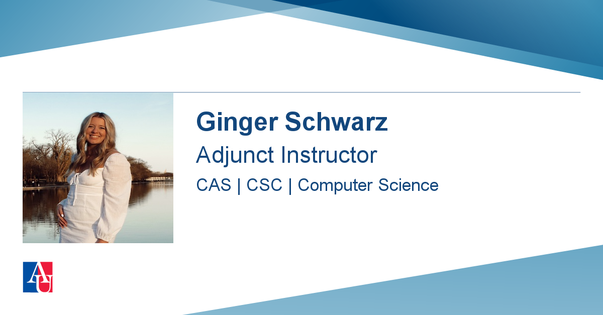 Profile Ginger Schwarz | American University, Washington, DC