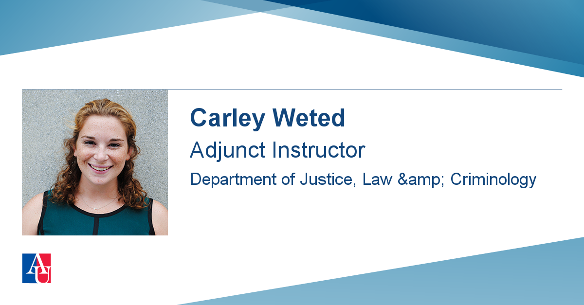 Profile Carley Weted | School of Public Affairs | American University