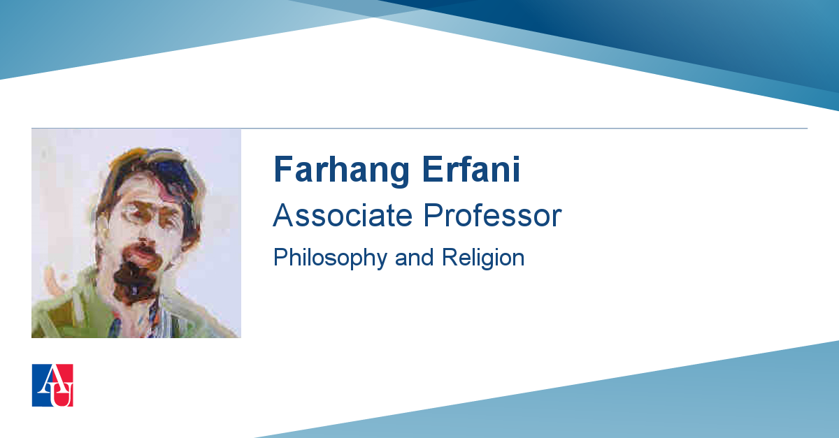 Faculty Profile: Farhang Erfani | American University, Washington, DC