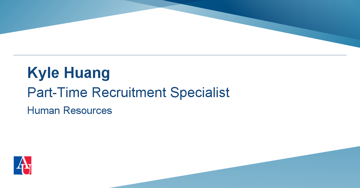 Profile Kyle Huang | American University, Washington, DC