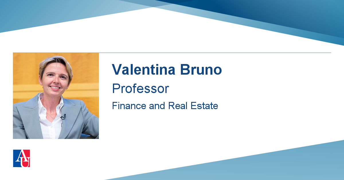 Faculty Profile: Valentina Bruno | American University, Washington, DC